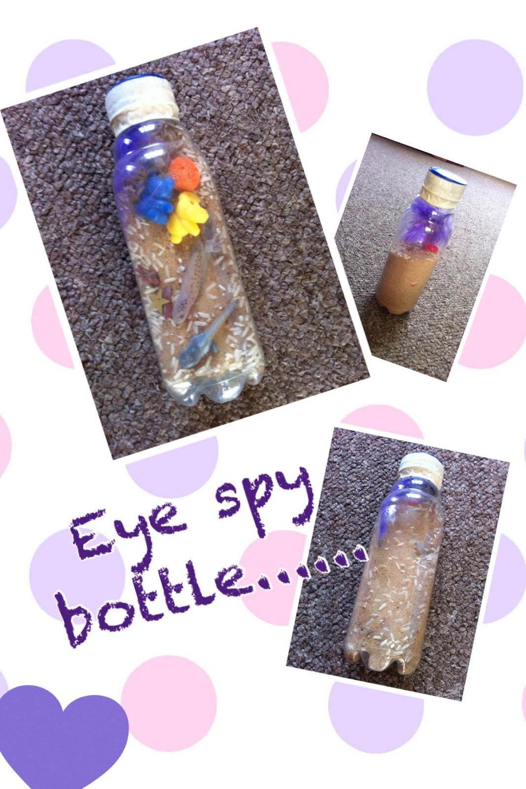 Early language skills through play.......: Eye spy bottle.....